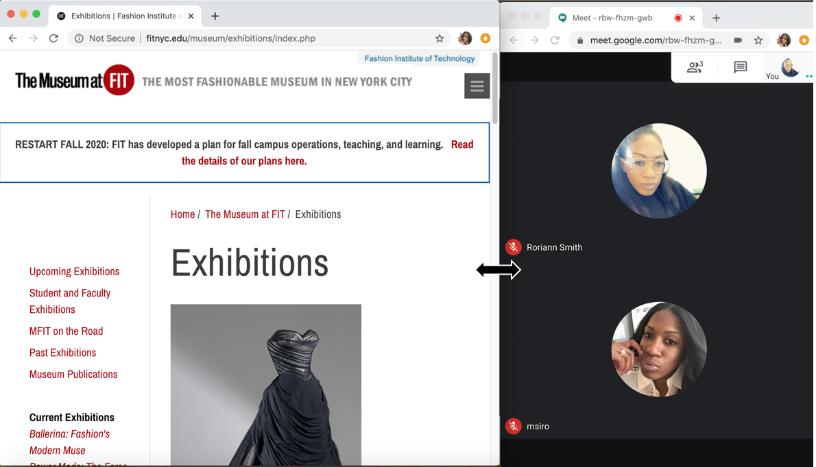 How to split-screen while using video conferencing tools - FIT ...